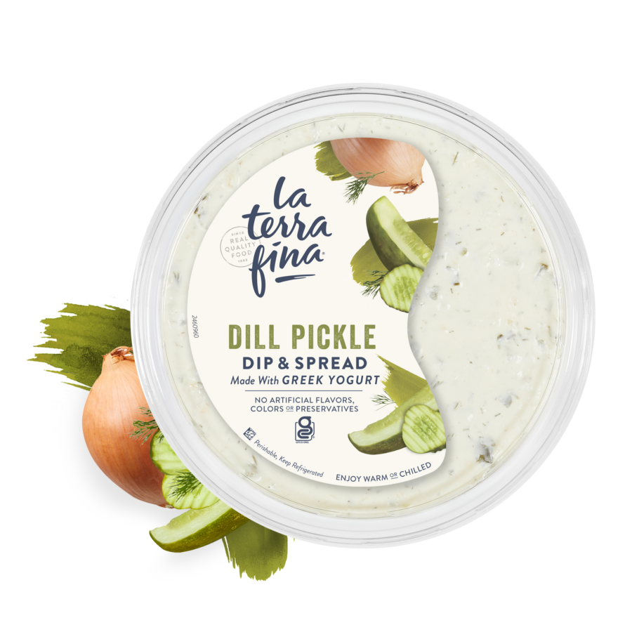 Dill Pickle Dip & Spread made with Greek Yogurt | La Terra Fina