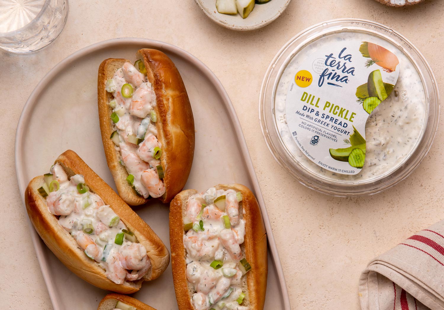 Dill Pickle Shrimp Rolls